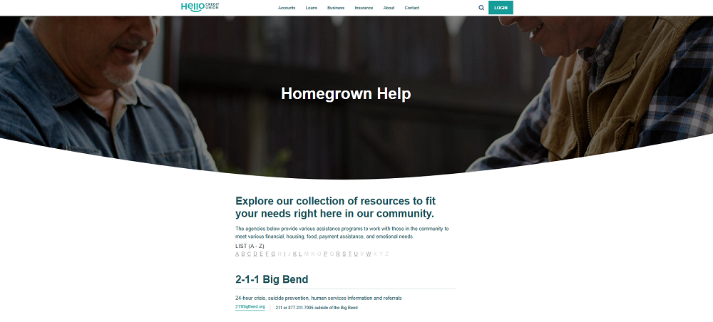 United Way 211 Called. Hello Credit Union Answered.